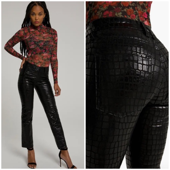 Good American | Pants & Jumpsuits | Good American Good Straight Leg ...